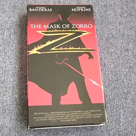 Other | The Mask Of Zorro 1998 Vhs Tape | Poshmark